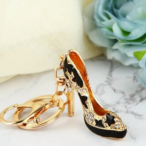 Other | Nwtcreative Keychain Rhinestone High Heels Keychainkeyring ...